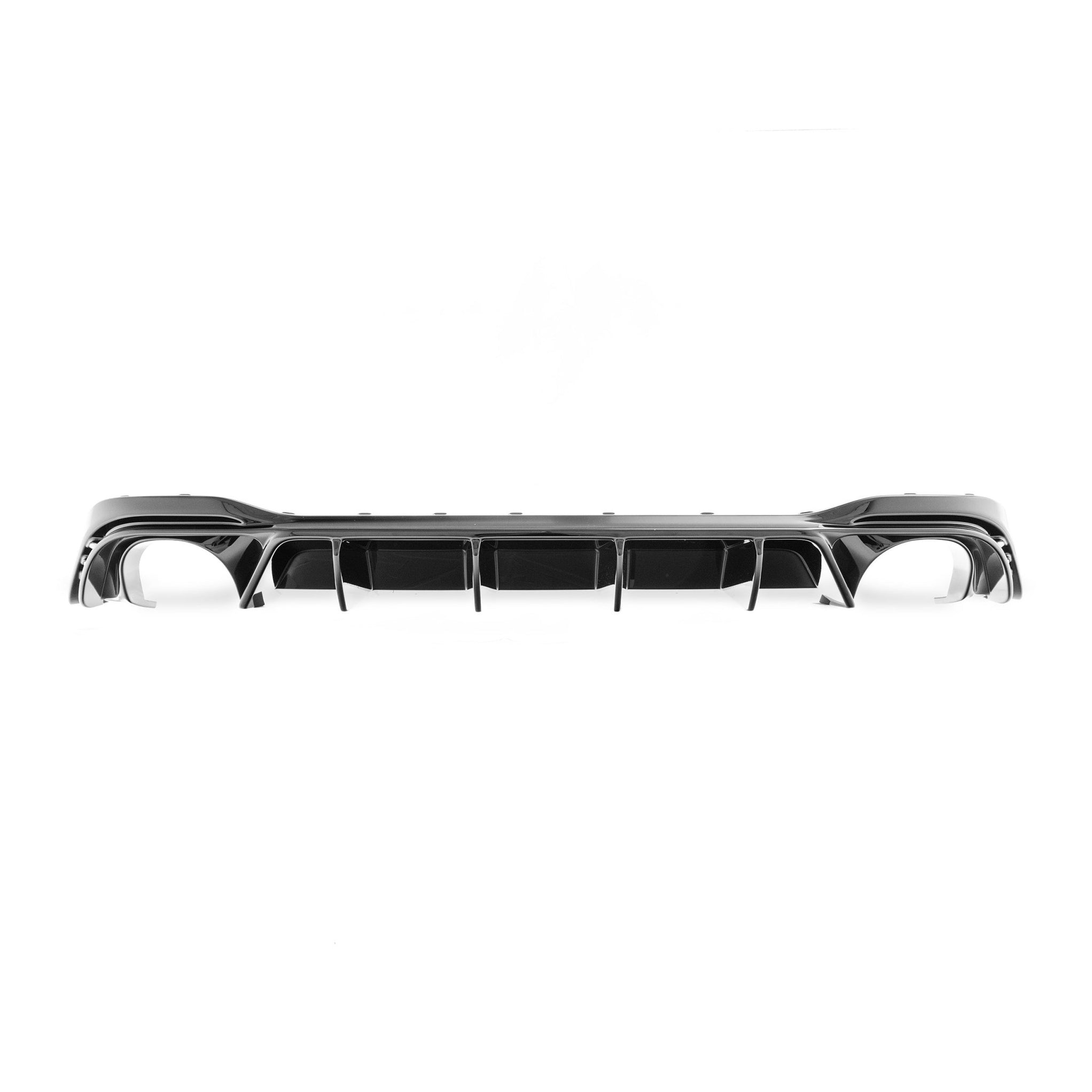 VW Golf GTI Clubsport Mk8 EVO-1 Gloss Black Rear Diffuser — ZAERO Design UK
