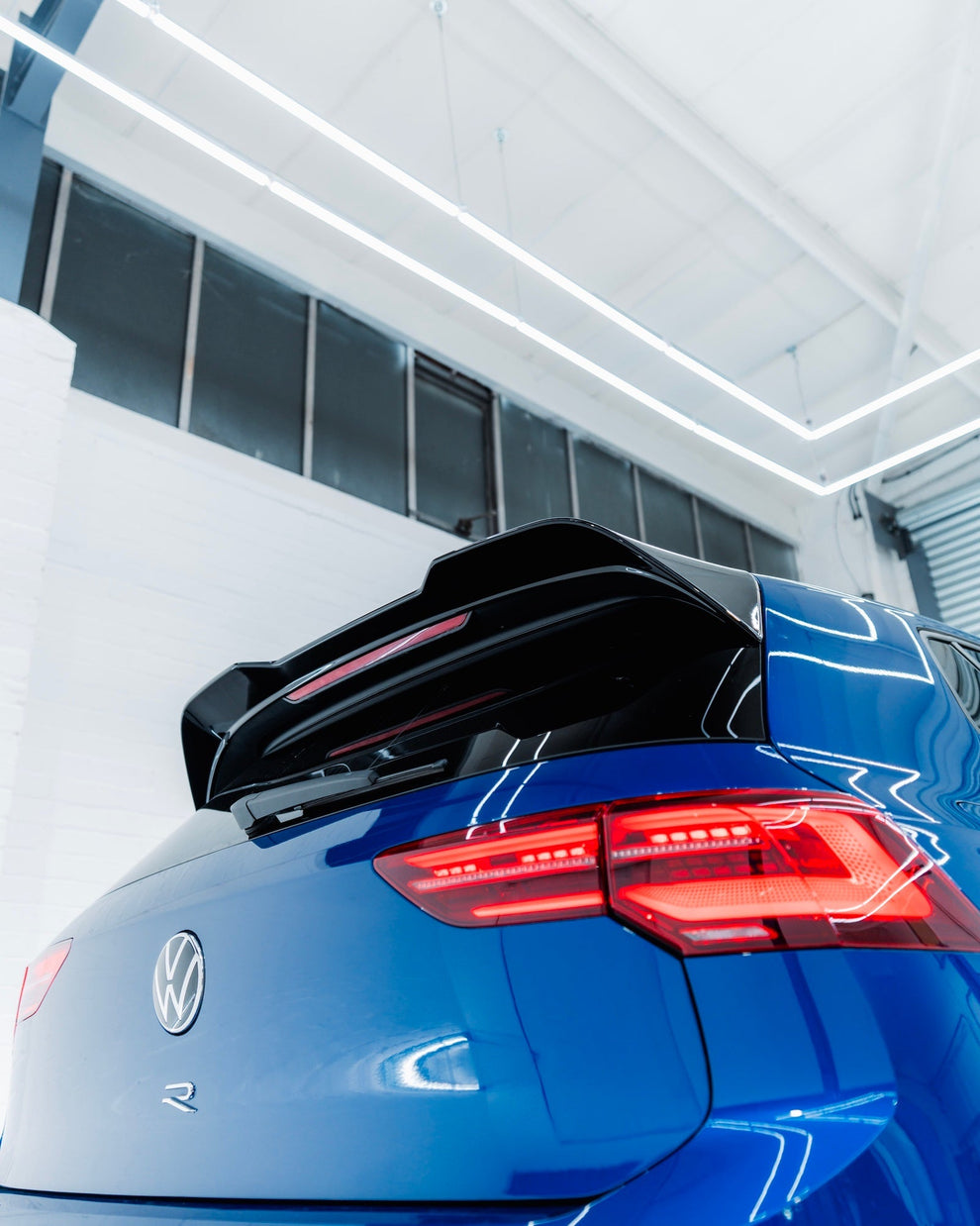 VW Golf R-Line / GTI / GTD / GTE Mk8 & Mk8.5 EVO-1 Gloss Black Rear ...
